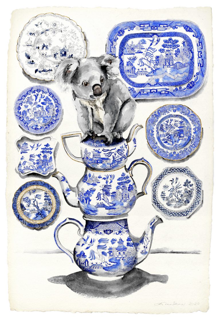 How Good’s The Cricket? It’s… (Koala Tea) 2020 – Denise Faulkner